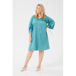 Kaffe curve Kleid KCmachel A-shape in Teal | Gr.: 52