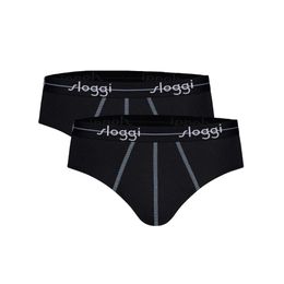 Sloggi Slip 2er Pack in Schwarz | Gr.: M