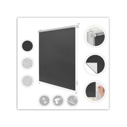 LICHTBLICK Seitenzugrollo in Grau | Gr.: 60 x 150 cm