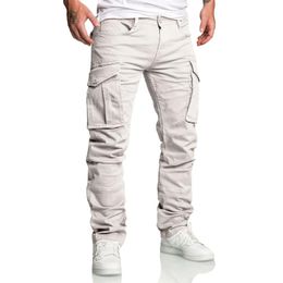 Amaci&Sons Amaci&Sons Cargo Jogger-Chino WYATT in Hellgrau | Gr.: W29