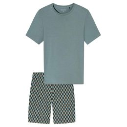 Schiesser Pyjama Casual Essentials in mineral | Gr.: 58