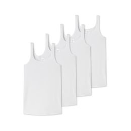 Schiesser Unterhemd / Top Teens Girls 95/5 Organic Cotton in Wei&szlig; | Gr.: 140