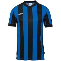 Uhlsport Sportshirt "Retro Stripe Shirt Kurzarm" in Schwarz | Gr.: 140