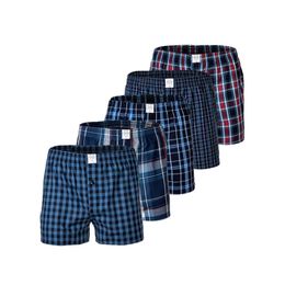 MG-1 Web-Boxershorts 5er Pack in Blau/Rot | Gr.: XL