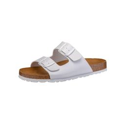 Lico Pantolette "Bioline Man" in Wei&szlig; | Gr.: 38