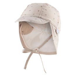 Sterntaler Schirmm&uuml;tze mit Nackenschutz Anker in beige | Gr.: 47 cm