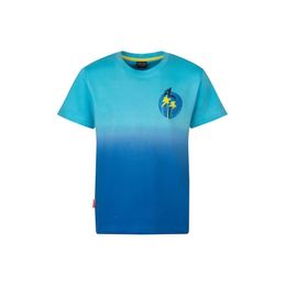 Trollkids Funktionsshirt "Yttersand" in Hellblau/ Blau | Gr.: 152