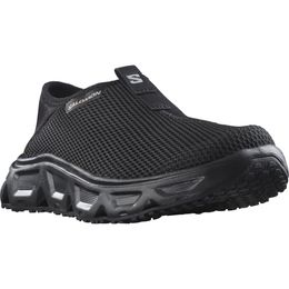 Hausschuh Salomon "REELAX MOC 6.0", Herren, Gr. 47, schwarz, Textil, Schuhe, Erholungsschuh, Trekkingsandale, Slipper, Mule