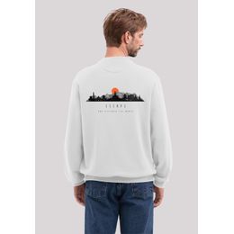 Sweatshirt F4NT4STIC "Escape Discover the World Asian Town", Herren, Gr. M, wei&szlig; (off, wei&szlig;), Obermaterial: 80% Baumwolle, 20% Polyester, regular fit, Rundhals, ohne B&uuml;ndchen, Sweatshirts Sweatshirt, Premium Qualit&auml;t, ESCAPE Collection