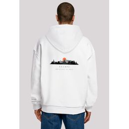 F4NT4STIC Herren Kapuzenpullover "Escape Discover the World Asian Town"wei&szlig;, Gr. XS, Obermaterial: 100% Baumwolle, Pullover, Premium Qualit&auml;t, ESCAPE