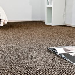 ANDIAMO Teppichboden &raquo;Odense&laquo; rechteckig 0,75 mm H&ouml;he Breite 400 cm, mit Wabenstruktur, strapazierf&auml;hig & robust beige Kunstfaser