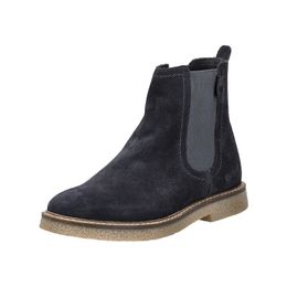 Kickers Stiefelette »Stiefelette Veloursleder/Textil« Marine 36 36 Verschluss: Schlupfschuh
