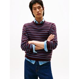 Tommy Hilfiger Herren Rundhalspullover &raquo;ESSENTIAL COTTON CREW NECK&laquo; 100% Baumwolle Crewneck Regular Fit Premium Mode blau M