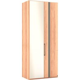 Musterring Dreht&uuml;renschrank &raquo;Sorrent, Kleiderschrank, Schrank, teilmassiv Eiche&laquo; mit T&uuml;rd&auml;mpfern, in 5 Breiten & 2 H&ouml;hen, extra B&ouml;den, MADE IN GERMANY, T&uuml;ren 