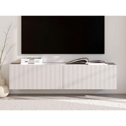 Inosign Lowboard &raquo;Antibes TV-Lowboard, Breite 192/154/128 cm, TV-Schrank&laquo; TV-Kommode, 3D-Fronten, Push-To-Open-Funktion, Wandmonatage Opaque Wei&szlig;