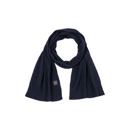 BOSS Orange Strickschal »Akaio_R_Scarf« 50% Wolle Winterschal Wollschal Herbst Premium Mode Dark Blue 404
