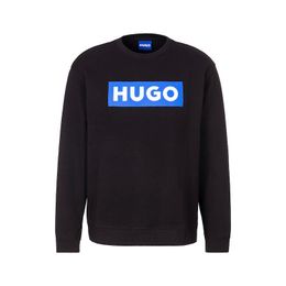 Hugo Blue Damen HUGO Blue Sweatshirt &raquo;Classic Crew&laquo;, mit Frontprint, Relaxed Fit schwarz XL