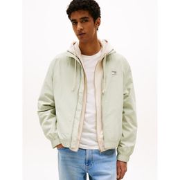 Tommy Jeans Collegejacke »TJM ESSENTIAL JACKET EXT« Freizeitjacke, Übergangsjacke, Baumwoll Twilljacke Misty Sage S S Übergangsjacke von Tommy Jeans