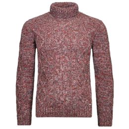 Ragman Rollkragenpullover Blau meliert-164 56 56 Pullover