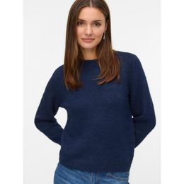 Véro Moda VERO MODA Strickpullover »VMNOVAH LS O-NECK PULLOVER GA NOOS« Navy Blazer L L Basic Pullover von Vero Moda