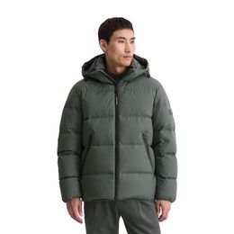 Marc O'Polo MARC O'POLO Daunenjacke mit Kapuze mit 2-Wege-Zipper und abnehmbarer Kapuze mangrove M M Wasserabweisende, gesteppte, RDS-zertifizierte Daunenjacke...