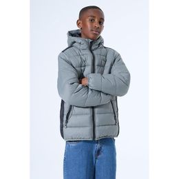 Garcia Steppjacke mit Kapuze mit Logo Stickerei for BOYS granite 128/134 128/134 Jacke von Garcia for BOYS