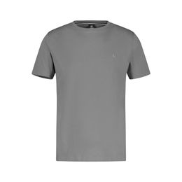 Lerros Rundhalsshirt mit Logo Stickerei PLATINUM GREY XL XL T-Shirt von Lerros