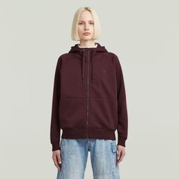 G-Star Raw G-STAR Kapuzensweatjacke &raquo;Premium core 2.1 hdd zip thru&laquo; mit tonaler Logostickerei maroon M (38) M (38) Sweatjacke von G-STAR