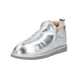 Shepherd Hausschuh »Hausschuhe Leder« Silber 36 36 Verschluss: Schlupfschuh