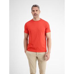 Lerros Rundhalsshirt mit Logo Stickerei SCANDINAVIAN RED M M T-Shirt von Lerros