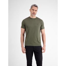 Lerros Rundhalsshirt mit Logo Stickerei NORDIC OLIVE XXL XXL T-Shirt von Lerros