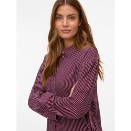 Véro Moda VERO MODA Langarmbluse »VMALICE LS SHIRT WVN GA NOOS« Winetasting Stripes:Selma bright white L (40) L (40) Bluse von Vero Moda