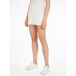 Tommy Jeans Bleistiftrock »TJW GMD IZZIE BF SKIRT« Webrock Mit Markenlabel Ancient White 31 31 Mini Rock von Tommy Jeans Womanswear