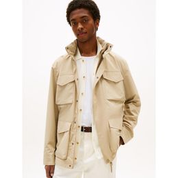 Tommy Hilfiger Fieldjacket &raquo;PACKABLE FIELD JACKET&laquo; mit Kapuze Winterjacke, Outdoorjacke Kapuze im Kragen verstaubar Sandalwood M M &Uuml;bergangsjacke...