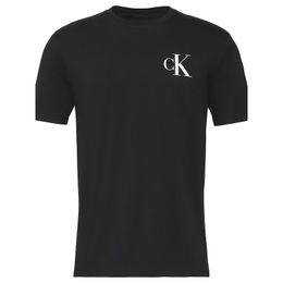 Calvin Klein Jeans T-Shirt »CHEST LOGO« regular fit, Rundhalsausschnitt Black XL XL T-Shirt von Calvin Klein Jeans Menswear