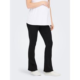 Only Maternity Push-up-Jeans »OLMRAIN LIFE REG PUSH UP FLARED NOOS« Black Denim L (40) - Länge 32 Länge 32 L (40) Flared Jeans von Only Maternity