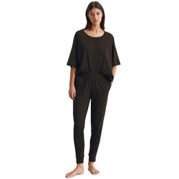 Marc O'Polo MARC O'POLO Loungehose »Mix & Match Cotton-Woven« mit klassischem Regular Fit black XL - N-Gr N-Gr XL Damen Relaxhose von Marc O'Polo