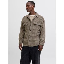 Jack & Jones Jack & Jones Damen Langarmhemd &raquo;JJEBRADLEY OLLIE OVERSHIRT LS NOOS&laquo; mit Brusttaschen XL, N-Gr