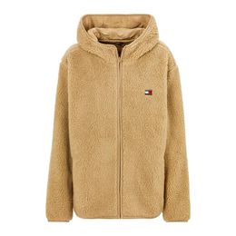 Tommy Jeans PLUS Sweatjacke »TJM REG BADGE TEDDY ZIP TRU EXT« Teddy Plüsch Übergangsjacke Herbstjacke Kapuze Fleece Relic Tan 5XL 5XL Sweatjacke...
