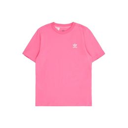 adidas originals T-Shirt 'Trefoil Essentials' Jungen Größe 164 hellpink / weiß