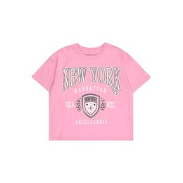 Abercrombie & Fitch Abercrombie & Fitch T-Shirt 'NEW YORK' M&auml;dchen Gr&ouml;&szlig;e 122/128 rosa / schwarz / wei&szlig;