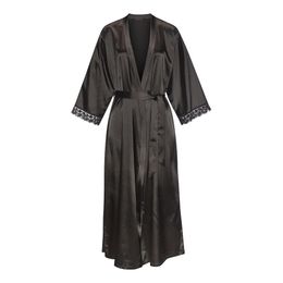 Lascana Dressing Gown female Black size 32