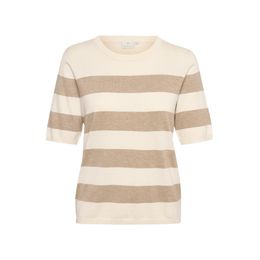 Kaffe Pullover 'KAMala' Damen Gr&ouml;&szlig;e S beige / dunkelbeige