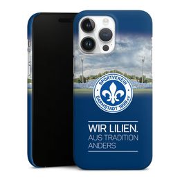 DeinDesign iPhone 14 Pro Max Handy Premium Case Smartphone Handyh&uuml;lle Schutzh&uuml;lle matt Official Licensed Product Sv Darmstadt 98 Coat Of Arms Premium Case