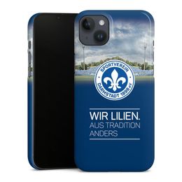 DeinDesign iPhone 14 Plus Handy Premium Case Smartphone Handyh&uuml;lle Schutzh&uuml;lle gl&auml;nzend Official Licensed Product Sv Darmstadt 98 Coat Of Arms Premium Case