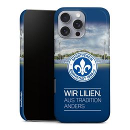 DeinDesign iPhone 16 Pro Max Handy Premium Case Smartphone Handyh&uuml;lle Schutzh&uuml;lle gl&auml;nzend Official Licensed Product Sv Darmstadt 98 Coat Of Arms Premium Case