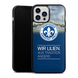 DeinDesign iPhone 13 Pro Max Handy Silikon H&uuml;lle Case schwarz Handyh&uuml;lle Official Licensed Product Sv Darmstadt 98 Coat Of Arms