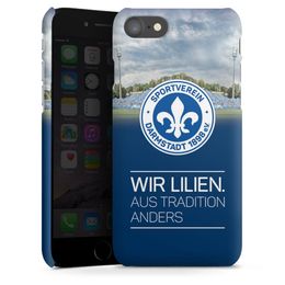 DeinDesign iPhone SE (2020) Handy Premium Case Smartphone Handyh&uuml;lle Schutzh&uuml;lle matt Official Licensed Product Sv Darmstadt 98 Coat Of Arms Premium Case