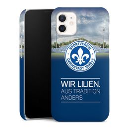 DeinDesign iPhone 12 mini Handy Premium Case Smartphone Handyh&uuml;lle Schutzh&uuml;lle matt Official Licensed Product Sv Darmstadt 98 Coat Of Arms Premium Case