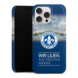 DeinDesign iPhone 15 Pro Max Handy Premium Case Smartphone Handyh&uuml;lle Schutzh&uuml;lle gl&auml;nzend Official Licensed Product Sv Darmstadt 98 Coat Of Arms Premium Case